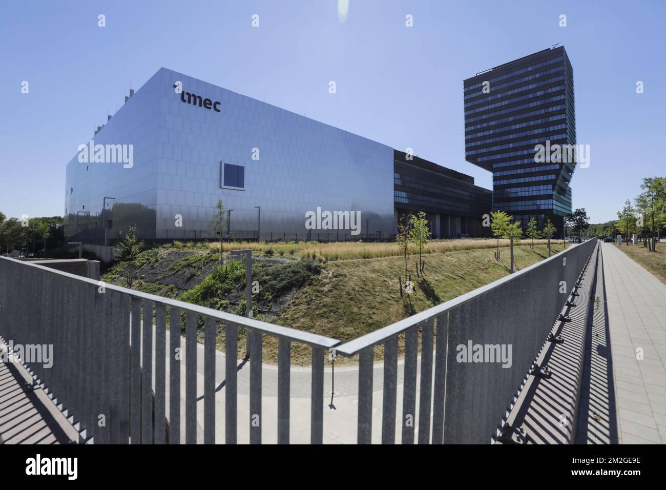 Illustration picture shows the Imec headquarters during a visit of Imec ...