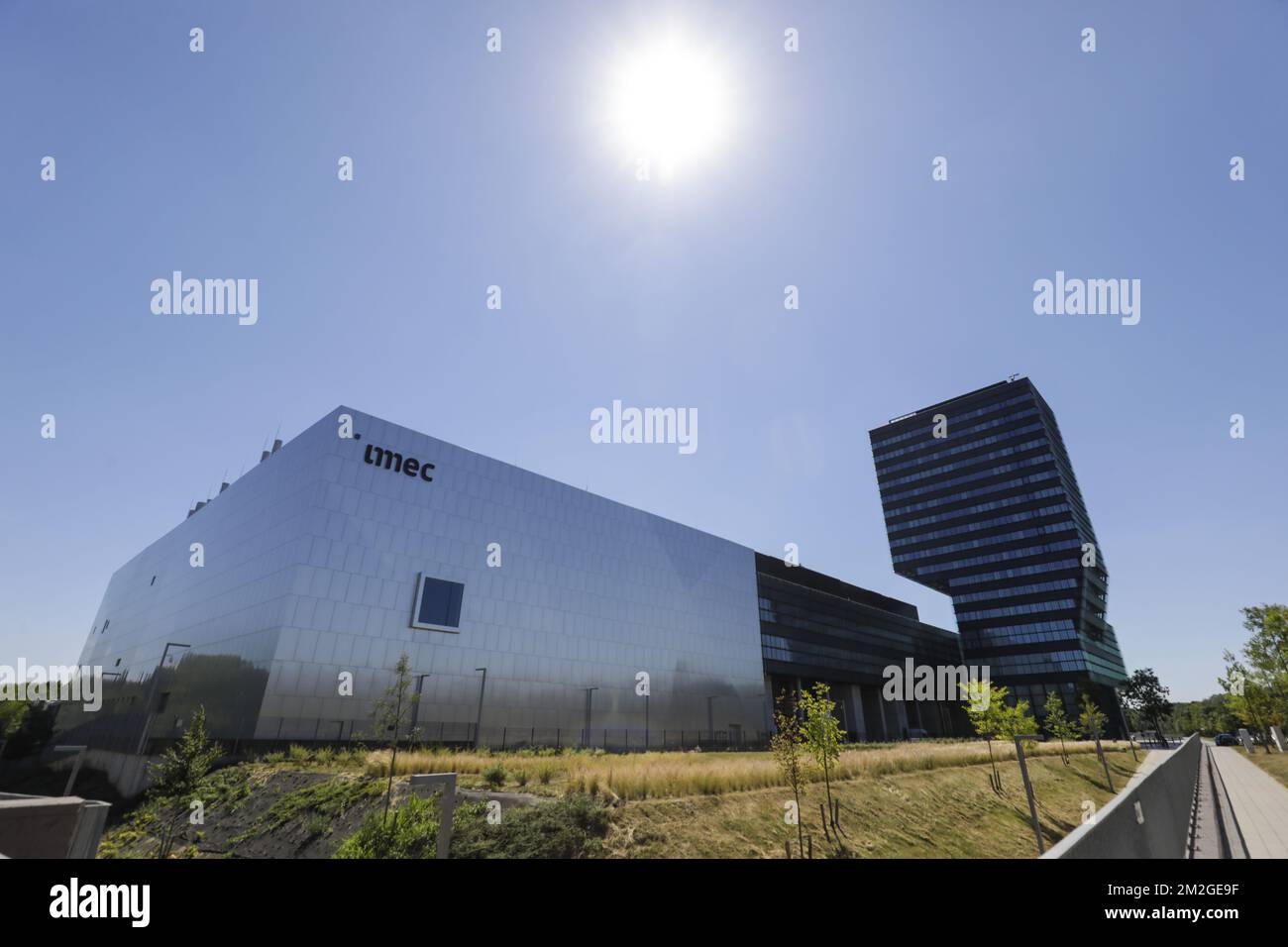Illustration picture shows the Imec headquarters during a visit of Imec ...