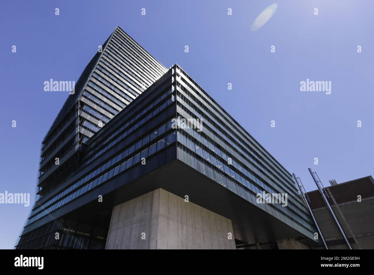 Illustration picture shows the Imec headquarters during a visit of Imec ...