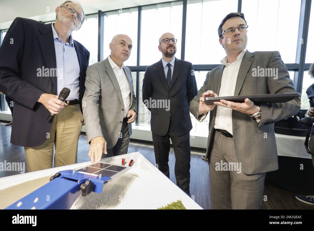 Ludo Deferm, Imec Excecutive Vice President, Imec CEO Luc Van den hove ...