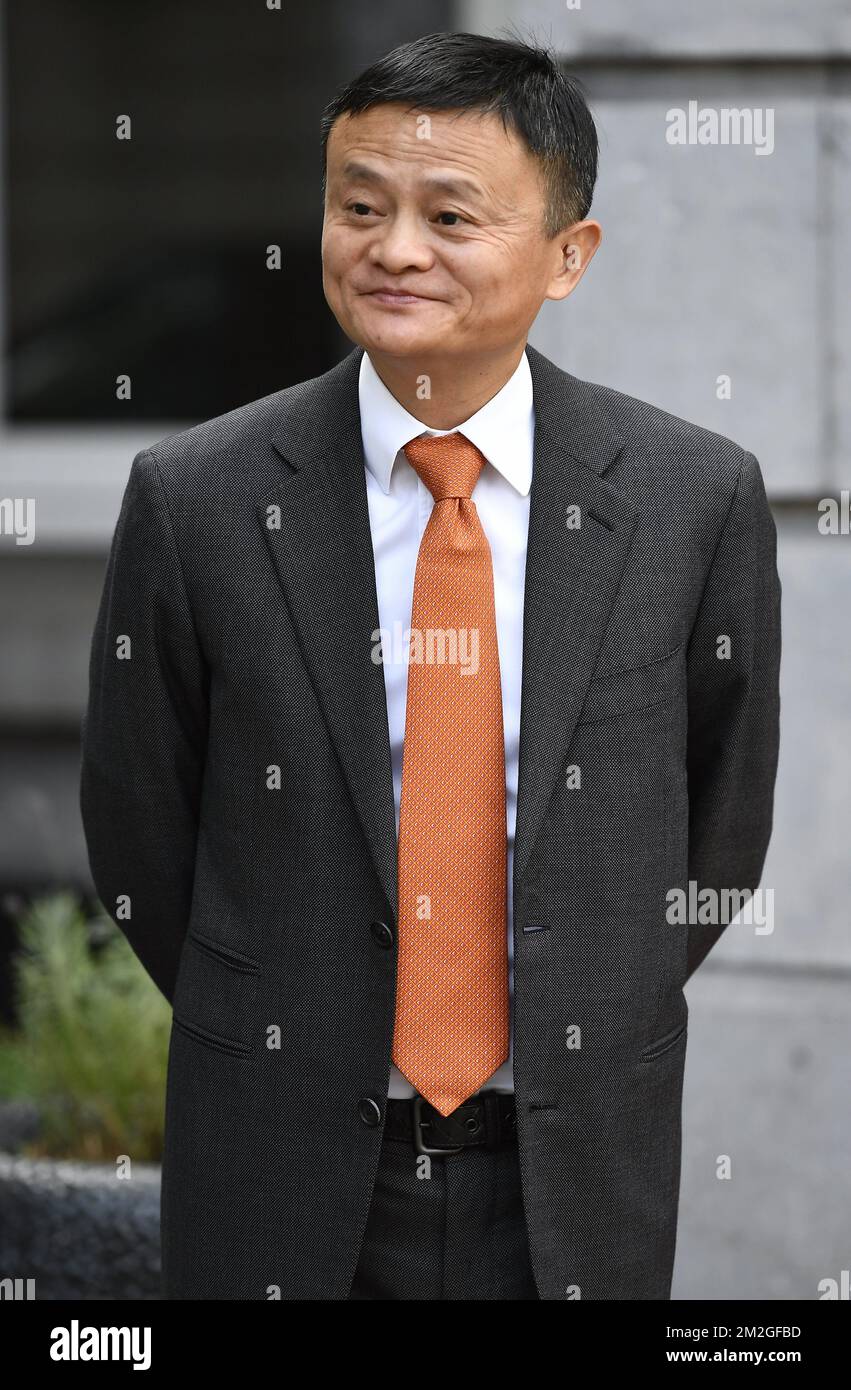 Alibaba group founder and CEO, Jack Ma arrives for a bilateral meeting ...