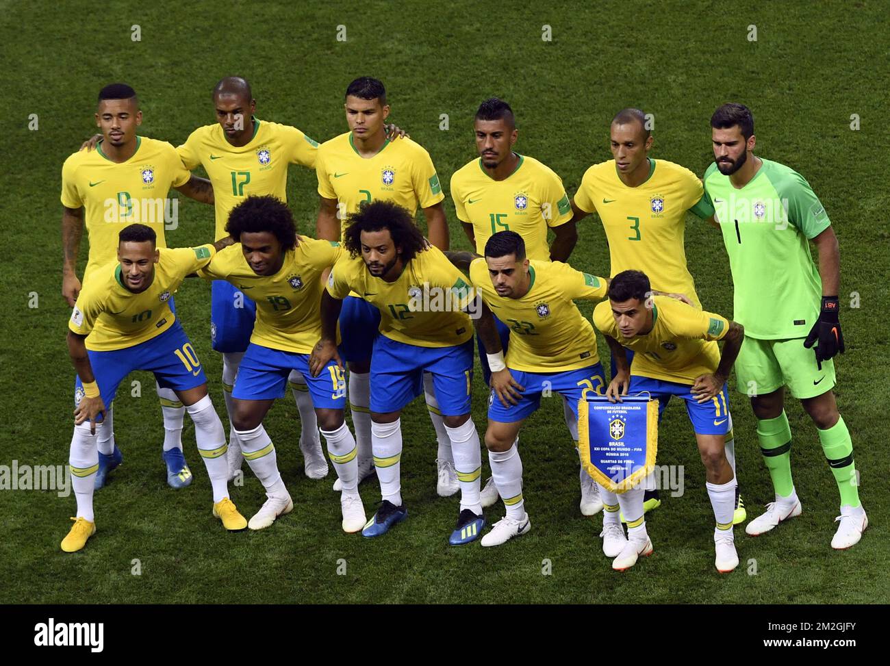 Brazilian national soccer team players hi-res stock photography and ...