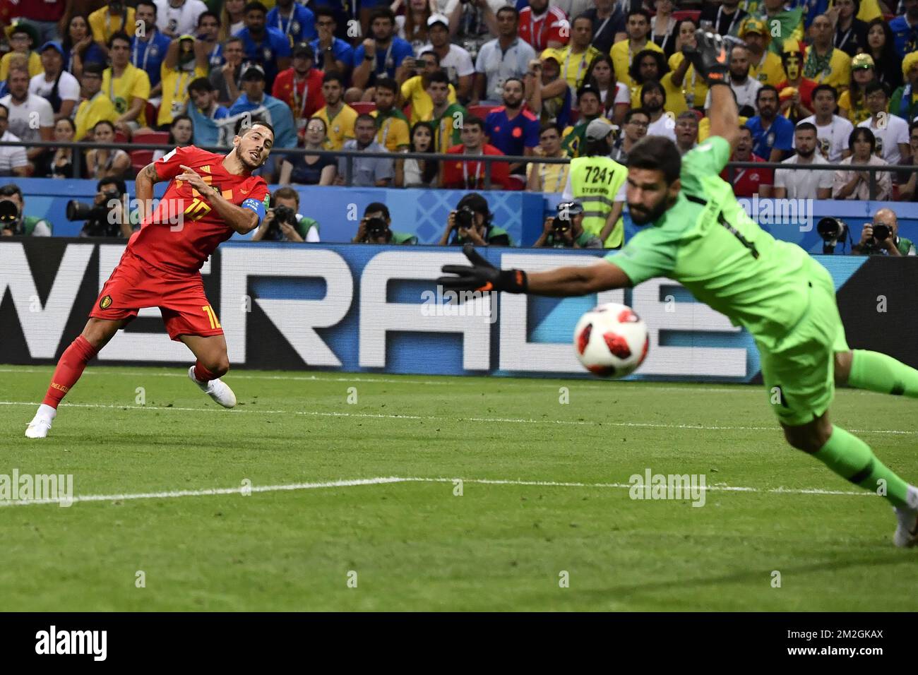 Belgium's Eden Hazard pictured during a soccer game between Belgian ...