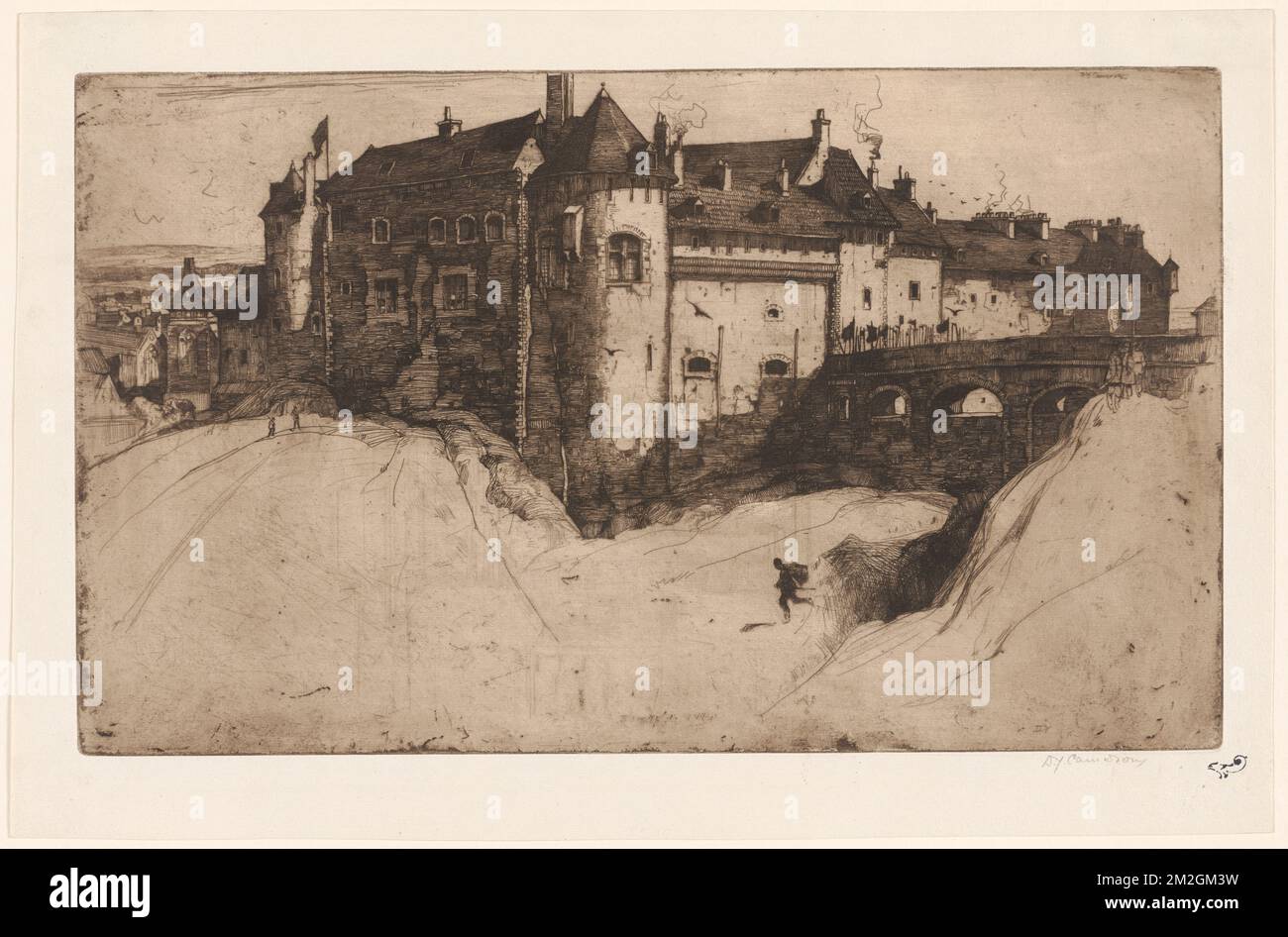 Dieppe Castle , Castles & palaces. Sir David Young Cameron (1865-1945 ...