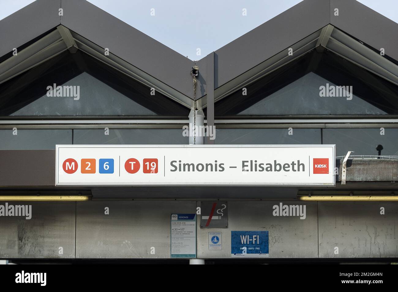 Metro station at Simonis | Station Simonis Metro 07/07/2018 Stock Photo ...