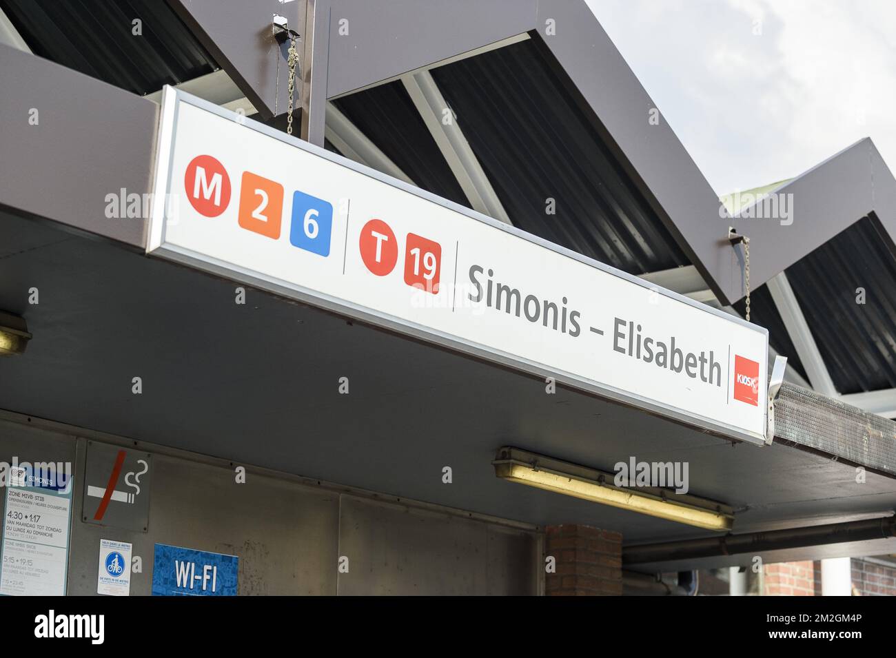 Metro station at Simonis | Station Simonis Metro 07/07/2018 Stock Photo ...