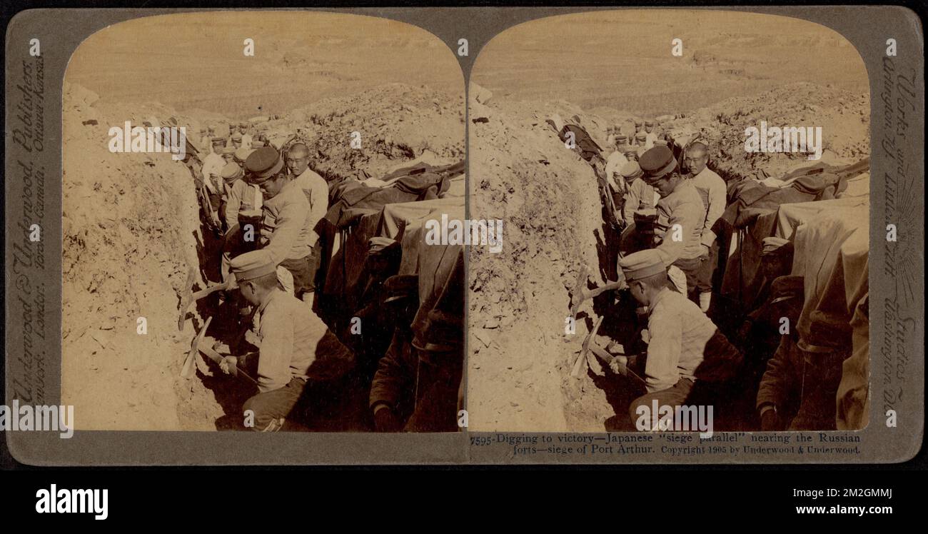 Digging to victory - Japanese 'siege parallel' nearing the Russian ...