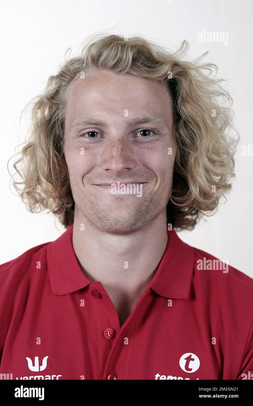 Belgian Ben Broeders poses for the photographer at the Belgian ...