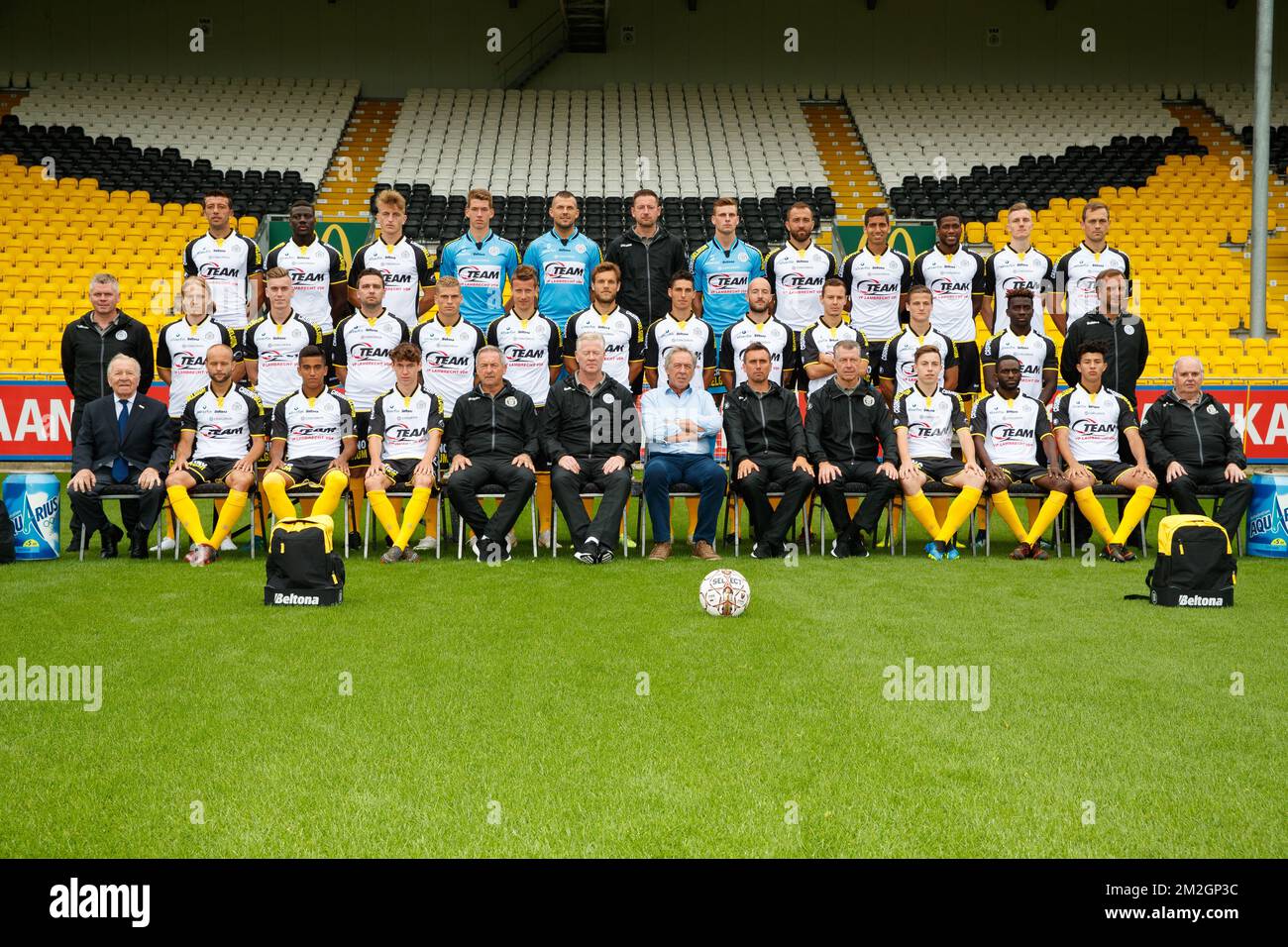 (upper L-R) Marko Miric, Bambo Diaby, Jakov Filipovic, goalkeeper Robin ...