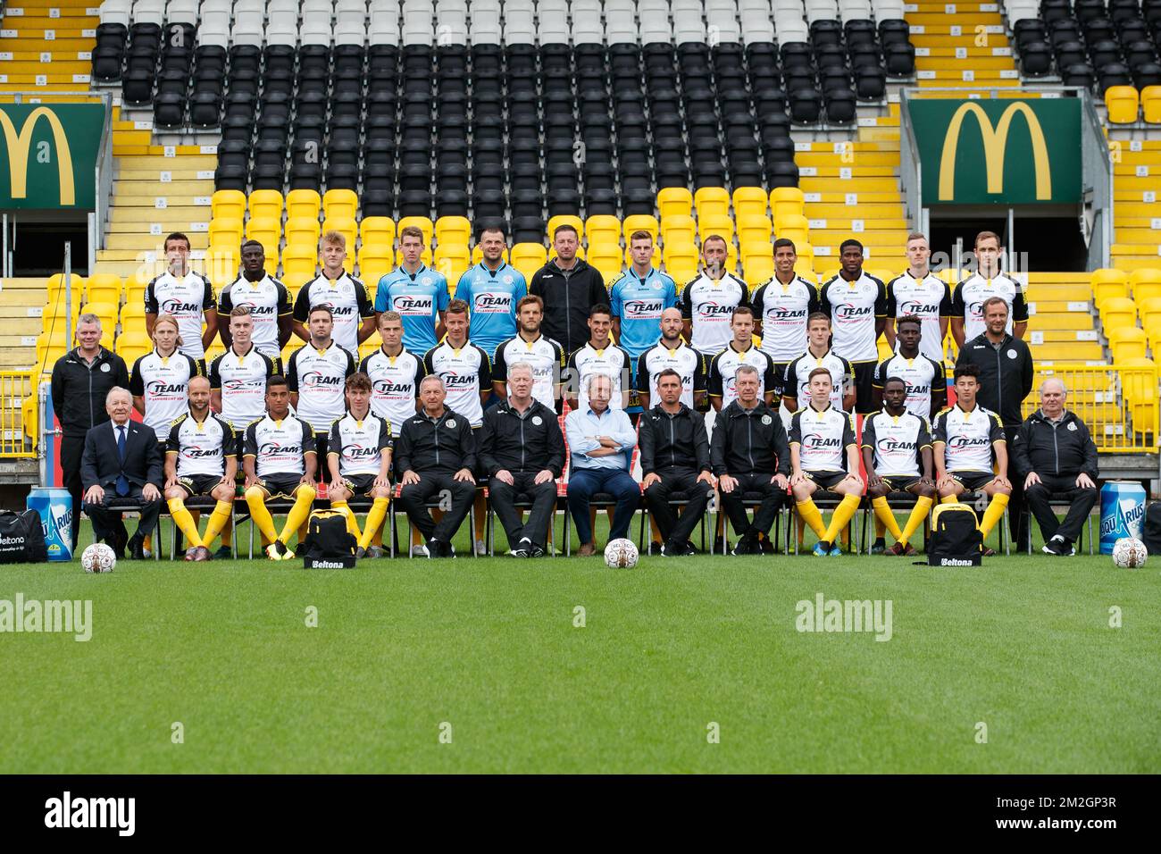 (upper L-R) Marko Miric, Bambo Diaby, Jakov Filipovic, goalkeeper Robin ...