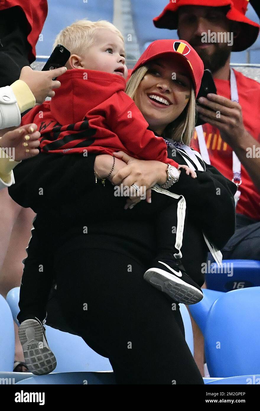 De Bruyne's girlfriend Michelle Lacroix and their son Mason Milian ...
