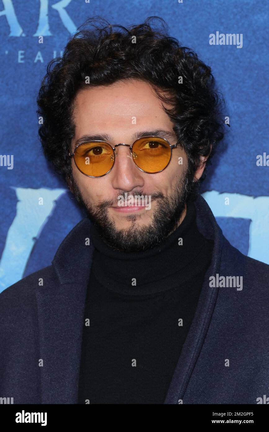 Paris, France on December 13, 2022. Omar Mebrouk attending the Avatar ...