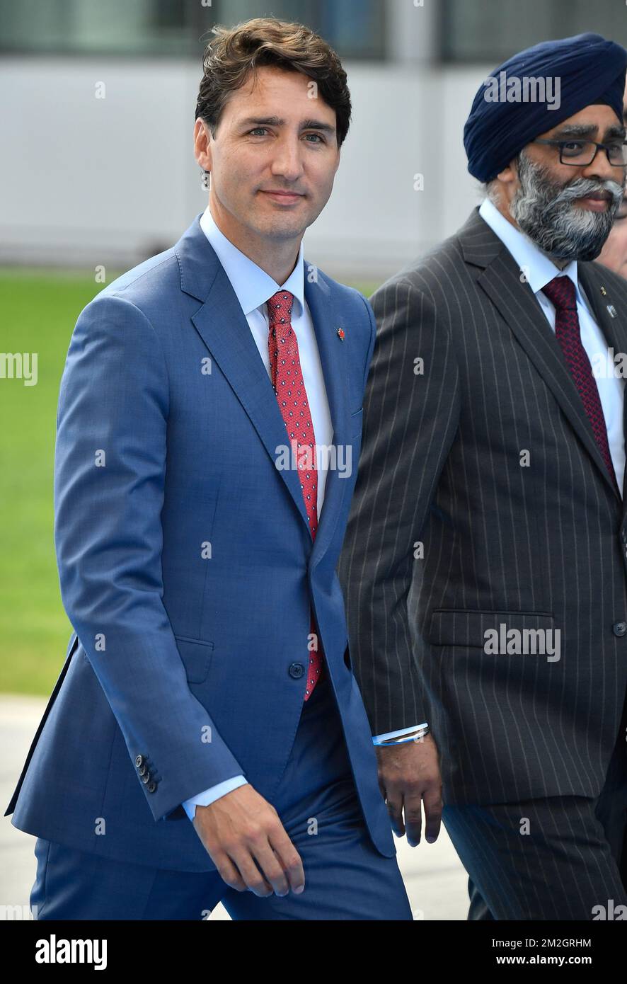 Prime Minister of Canada Justin Trudeau pictured at the arrivals for a ...