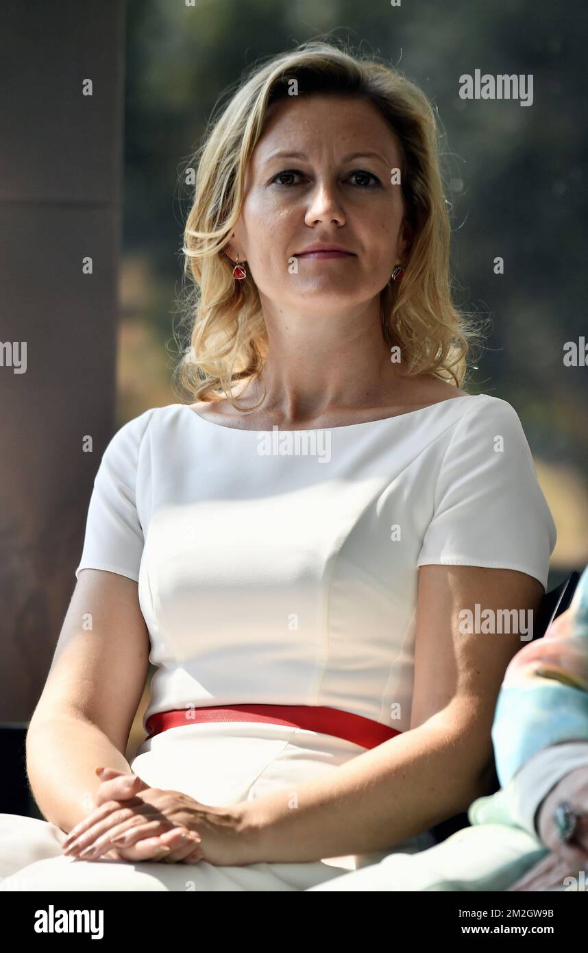 Mojca Stropnik, partner of the Slovenia President pictured at an ...