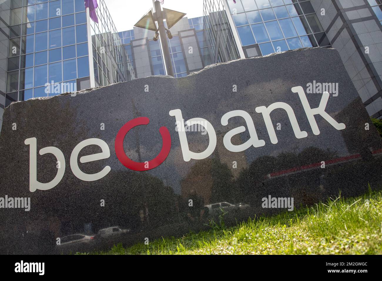 Illustration picture shows the headquarters of Beobank bank in Brussels, Thursday 12 July 2018 ...