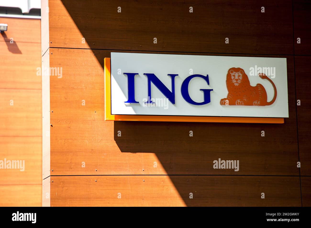 Illustration picture shows the headquarters of ING Belgium bank in ...