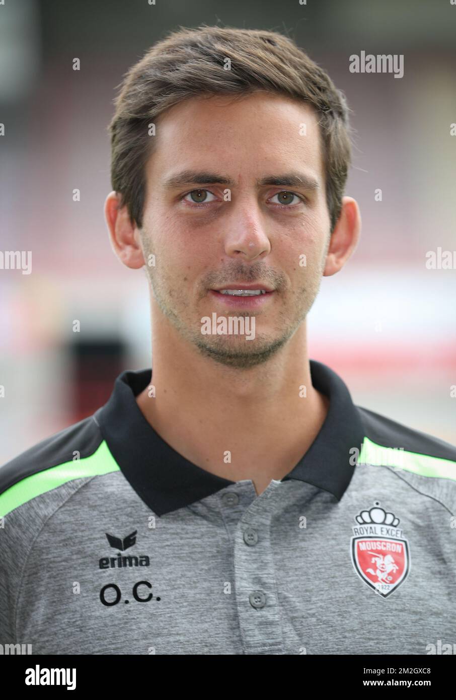 Mouscron's Olivier Croes poses for photographer at the 2018-2019 season ...