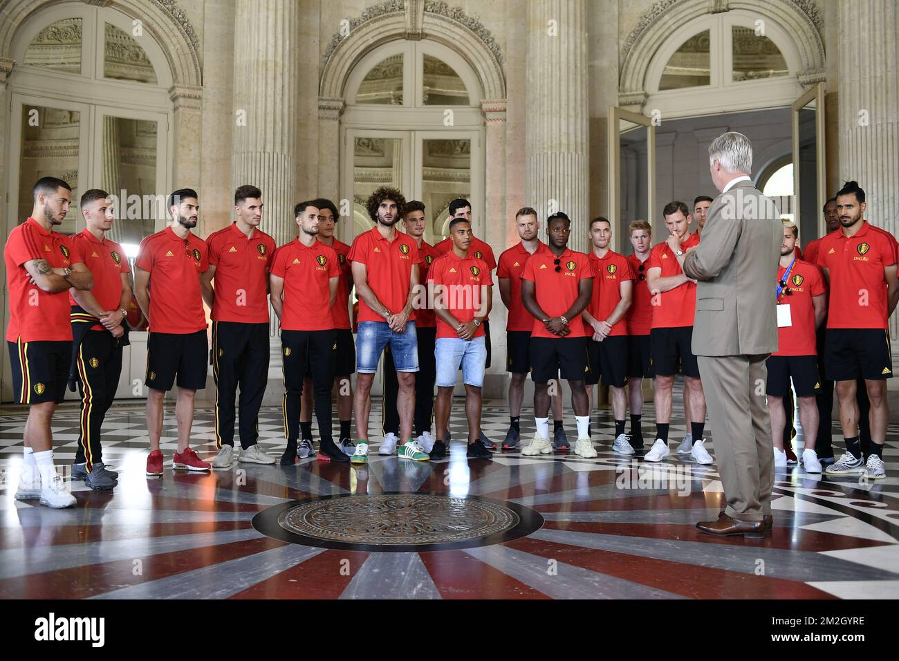 King Philippe - Filip of Belgium delivers a speech to Belgium's Eden ...
