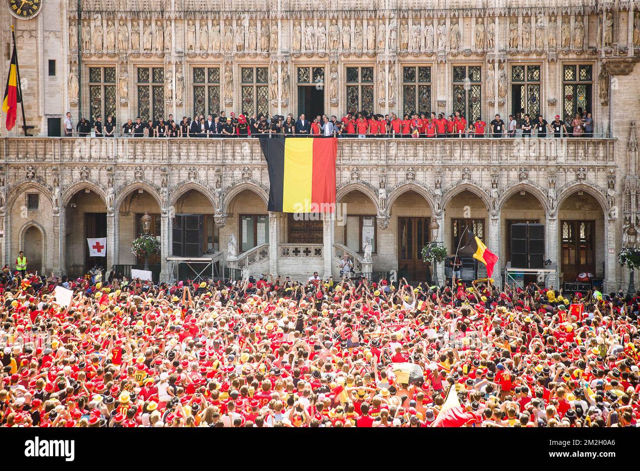 Illustration picture taken at the Grand-Place - Grote Markt in Brussels ...