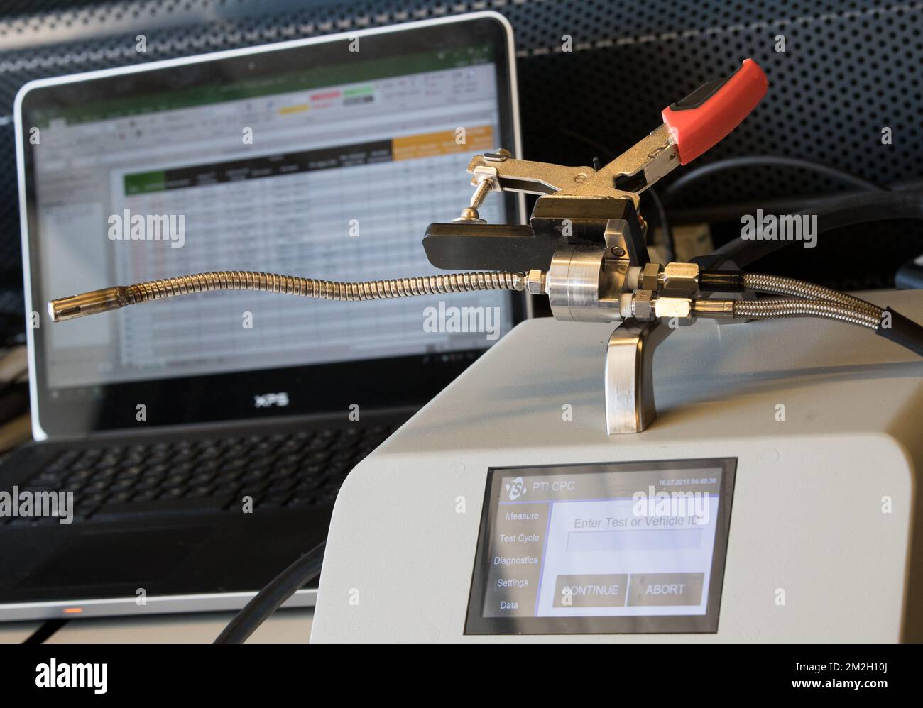 Illustration picture taken during the presentation of high end ...