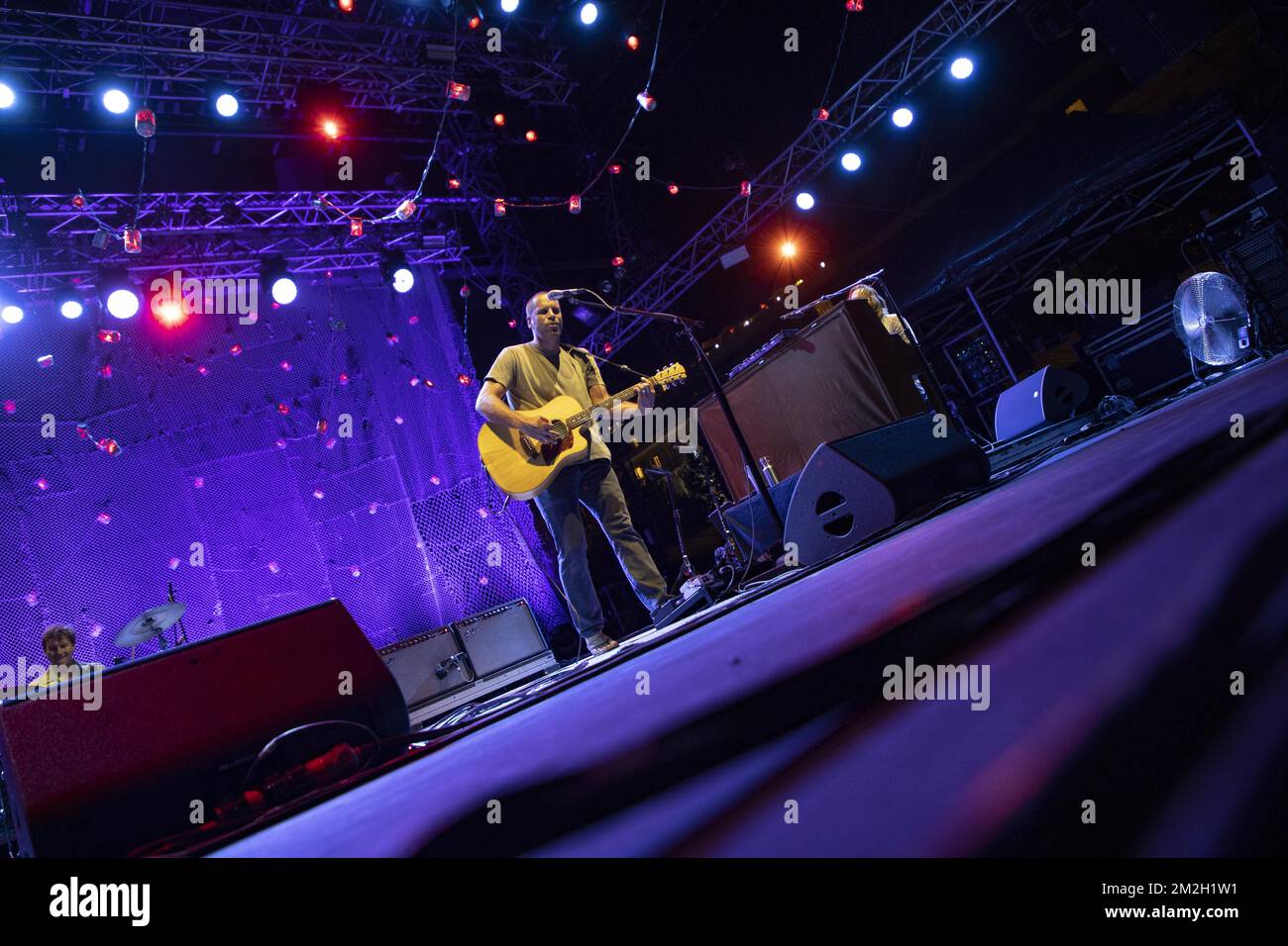 Jack Johnson in concert at the Nice Jazz Festival in Nice France ...