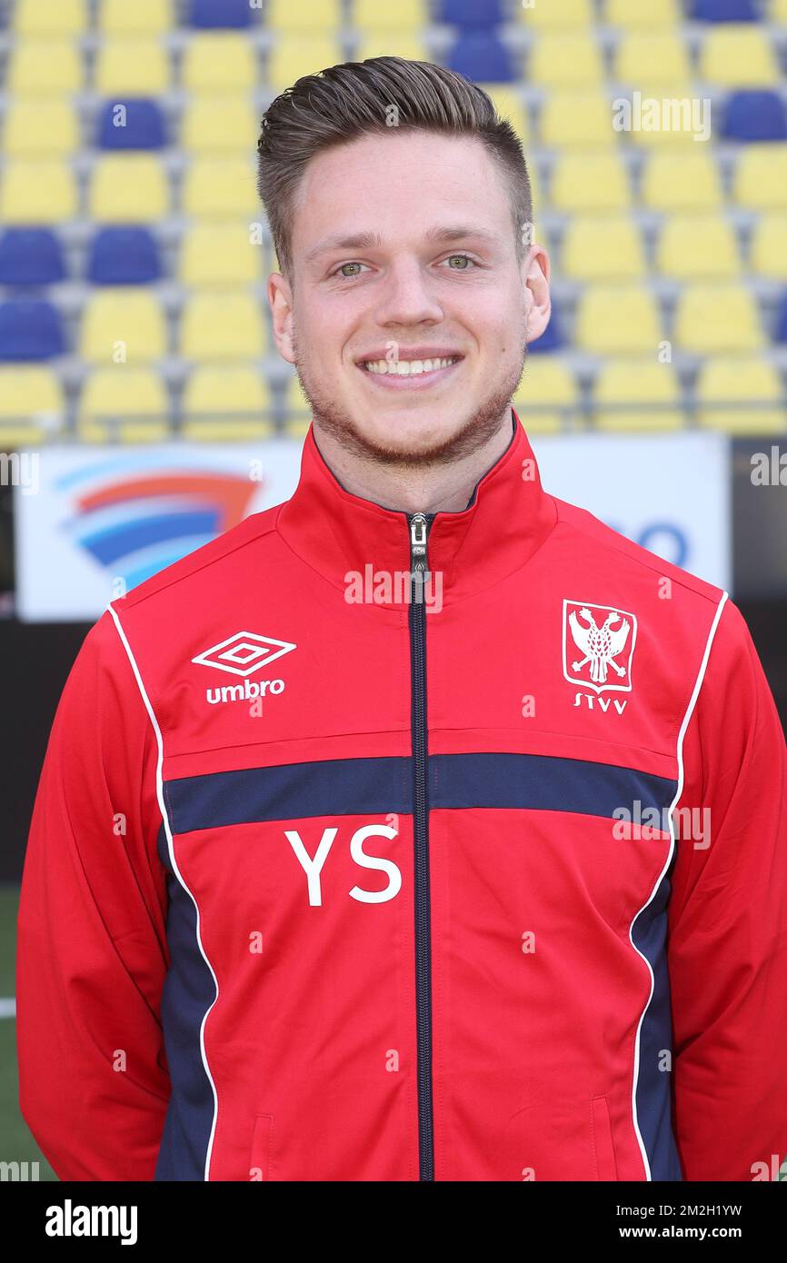 STVV's physiotherapist Yannick Strauven poses for the 2018-2019 season ...