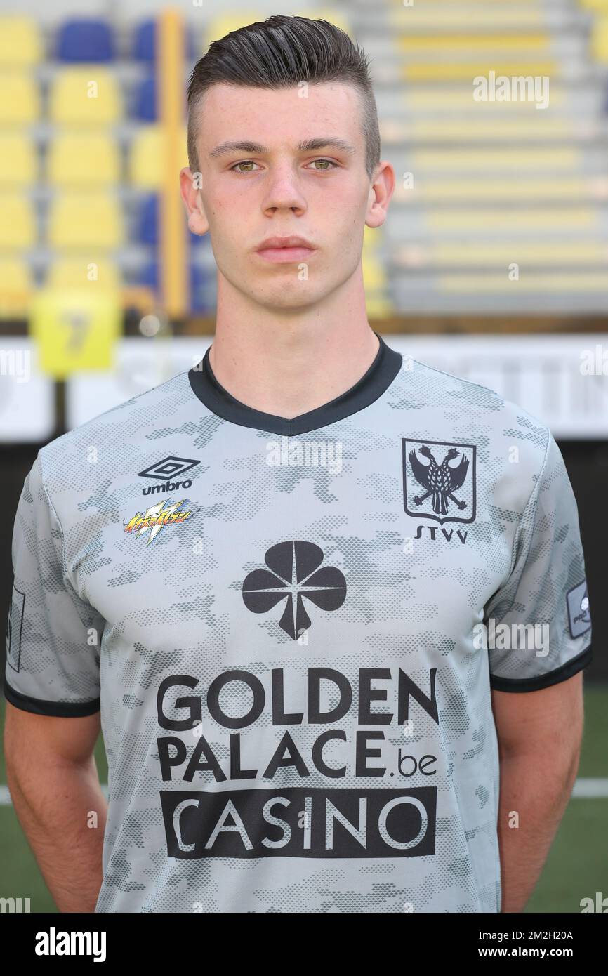 STVV's Tibo Herbots poses for the 2018-2019 season photo shoot of ...