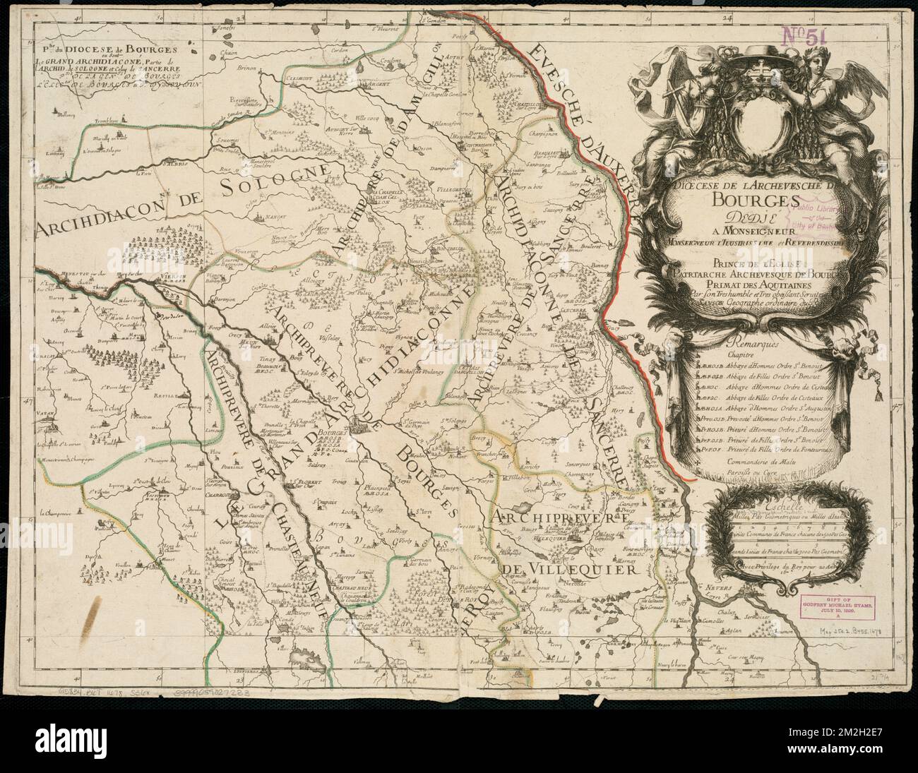 Diocese de l'archevesche de Bourges , Catholic Church. Diocese of ...