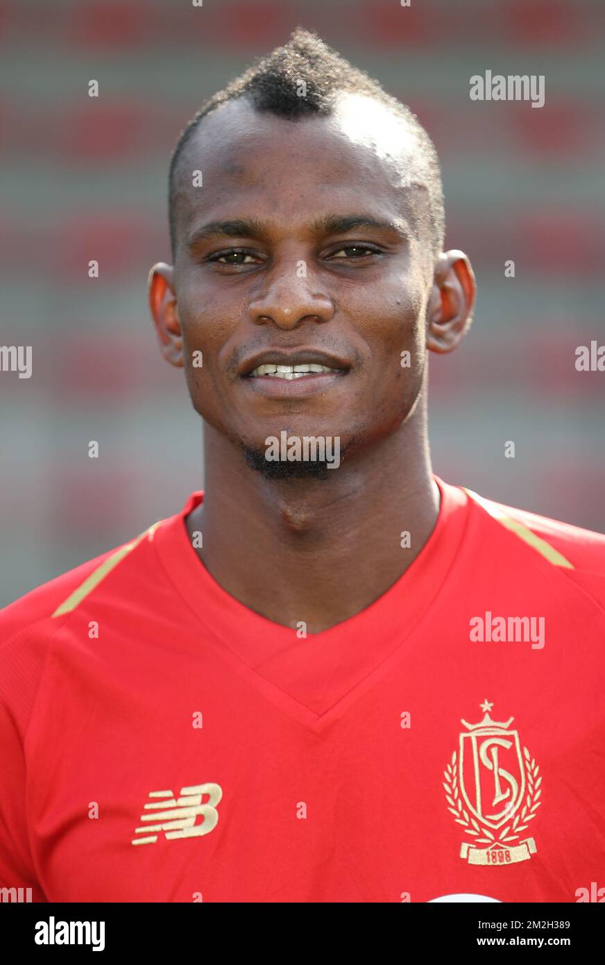 Standard's Uche Agbo poses for the photographer at the 2018-2019 season ...