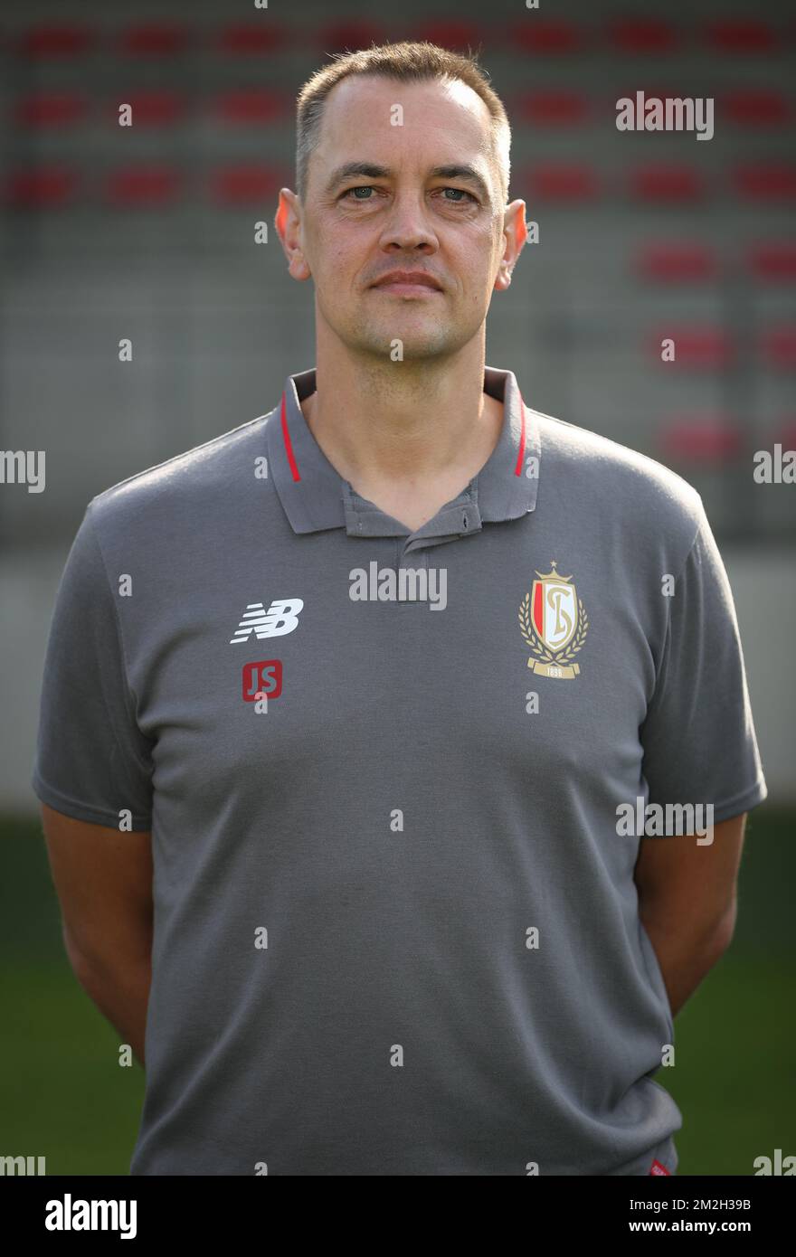 Standard's goalkeeper coach Jan Van Steenberghe poses for the ...