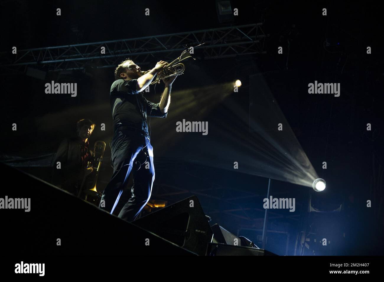 The Parov Stelar band, the father of electro-swing, at the Nice Jazz ...