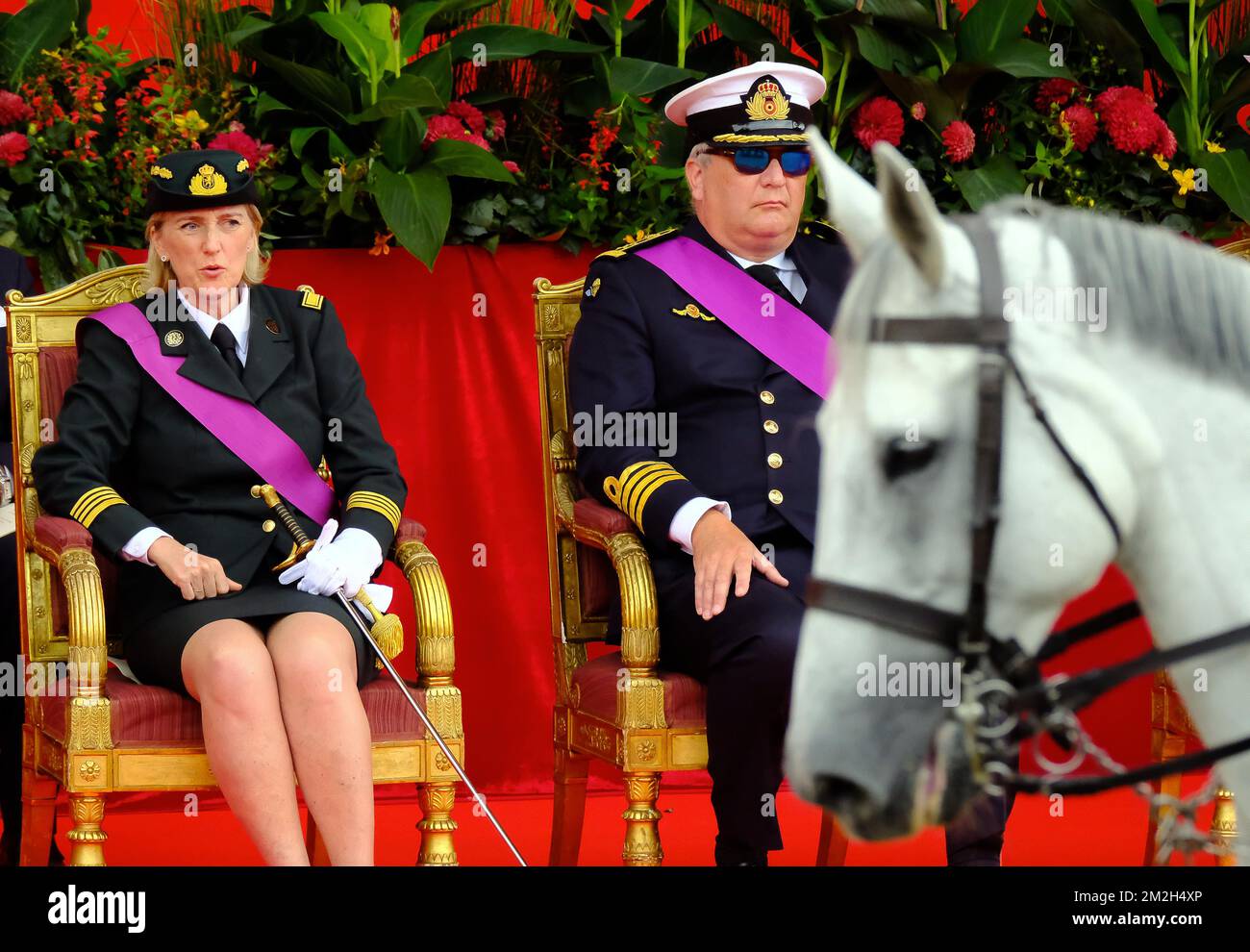 Princess Astrid of Belgium and Prince Laurent of Belgium pictured ...