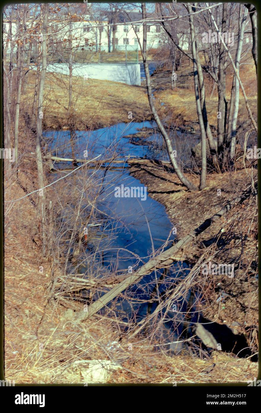 Dirty open drain enters river above Falls from Newton , Rivers ...