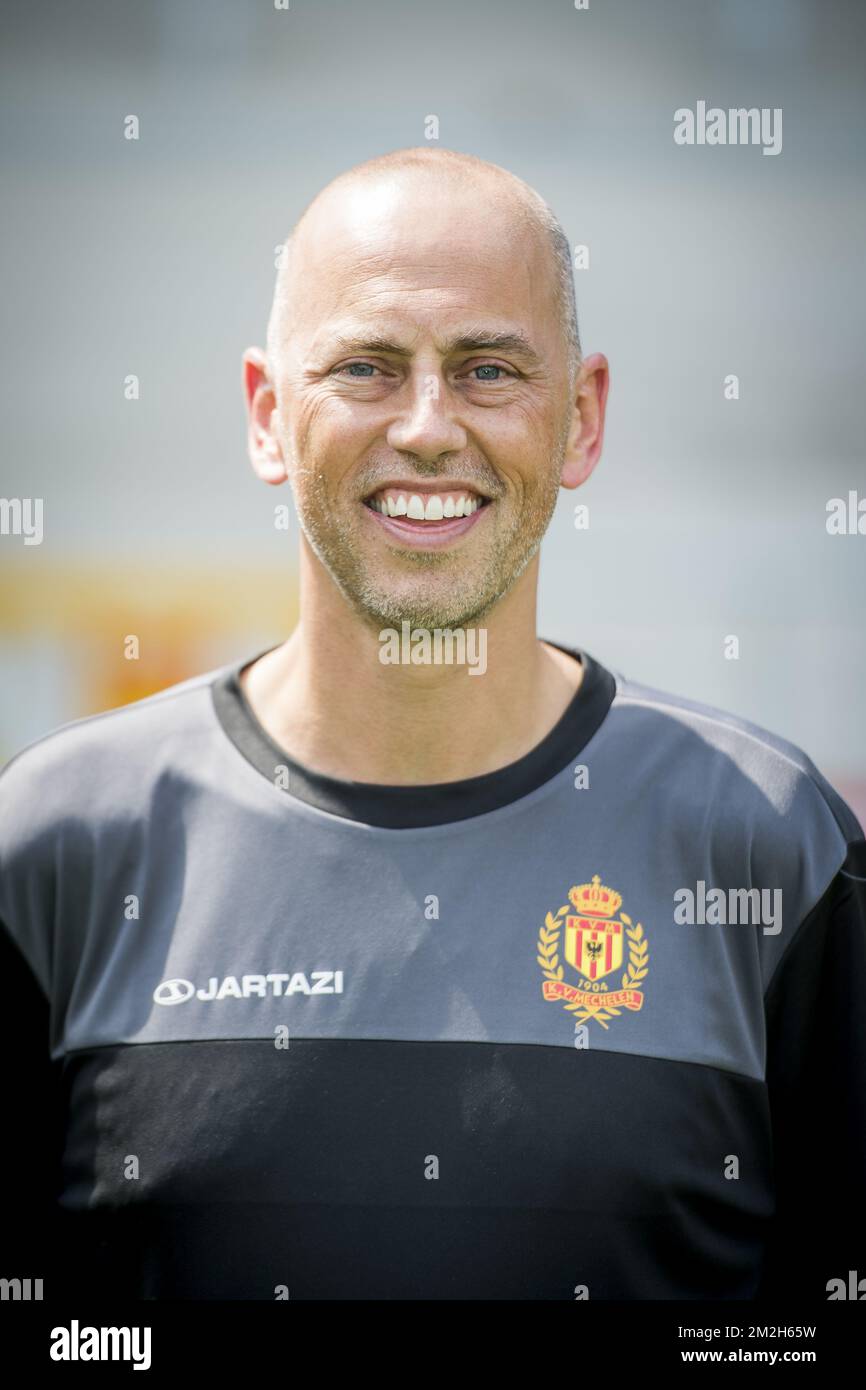 Mechelen's team doctor Hendrik Gevers poses for photographer at the ...