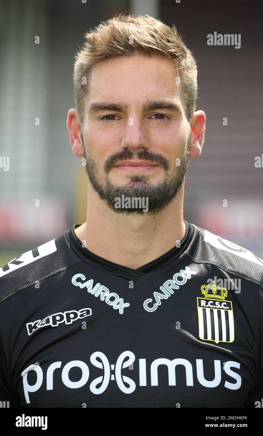 Charleroi's Dorian Dervite poses for photographer at the 2018-2019 ...
