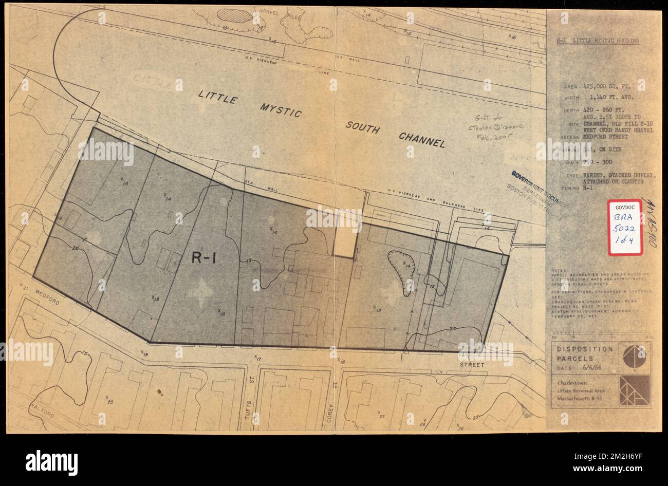Disposition parcels, Charlestown urban renewal area, Massachusetts R-55 ...