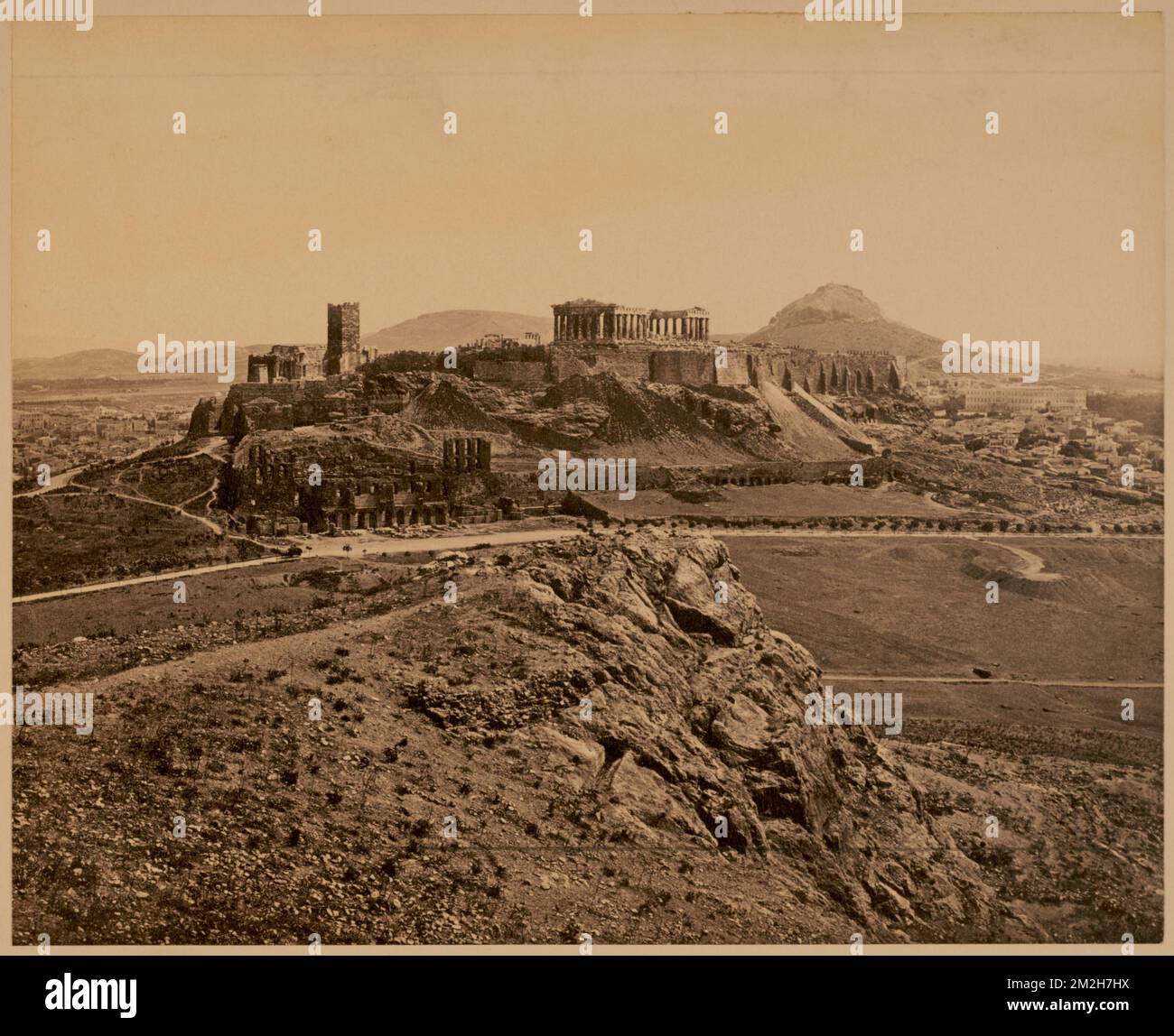 Distant view of the Acropolis , Forts & fortifications, Archaeological ...