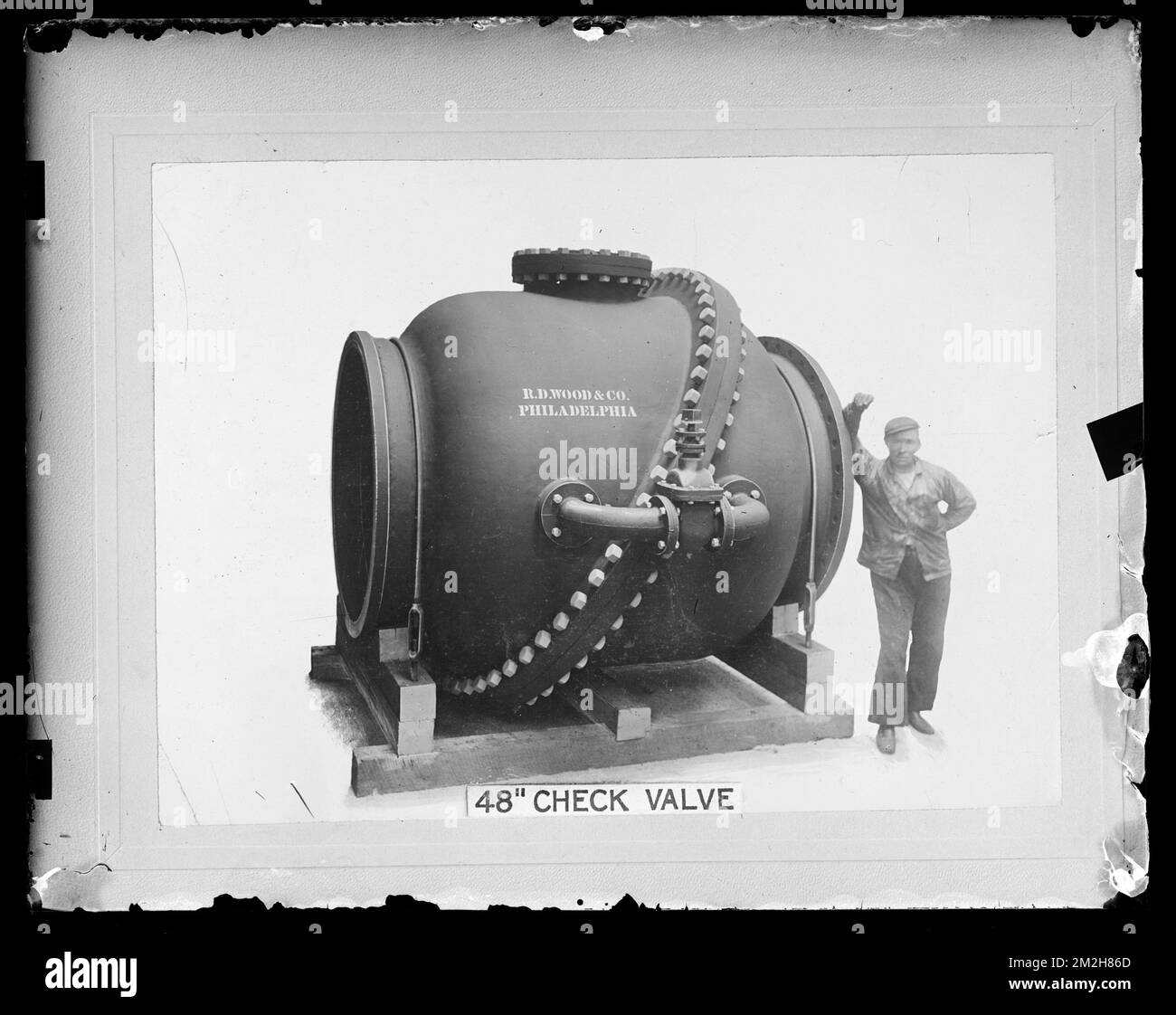 Distribution Department, 48-inch check valve, Mass., ca. 1900 ...