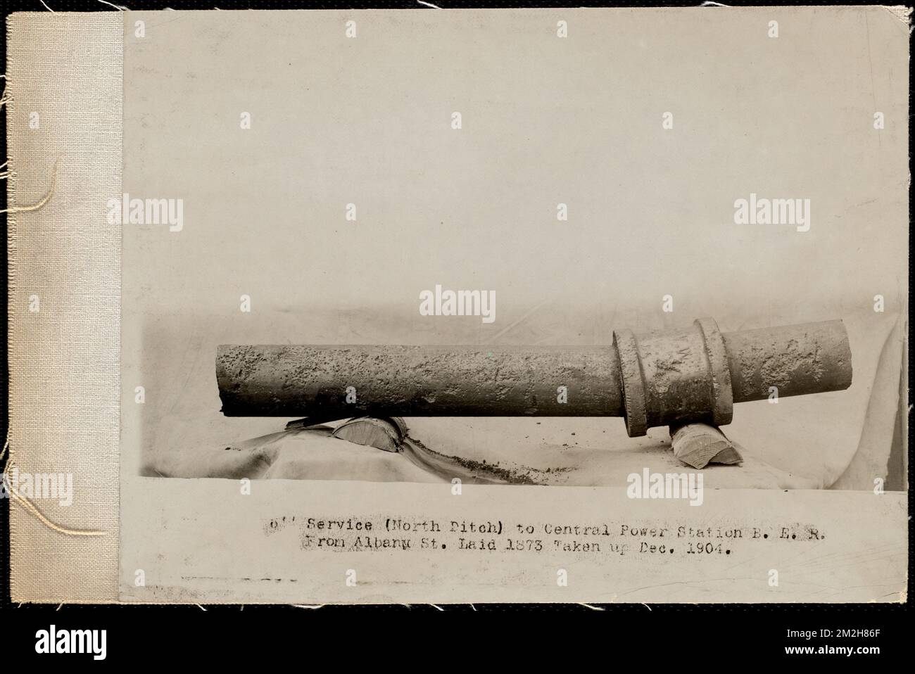 Distribution Department, 6-inch service (north ditch) to Central Power ...