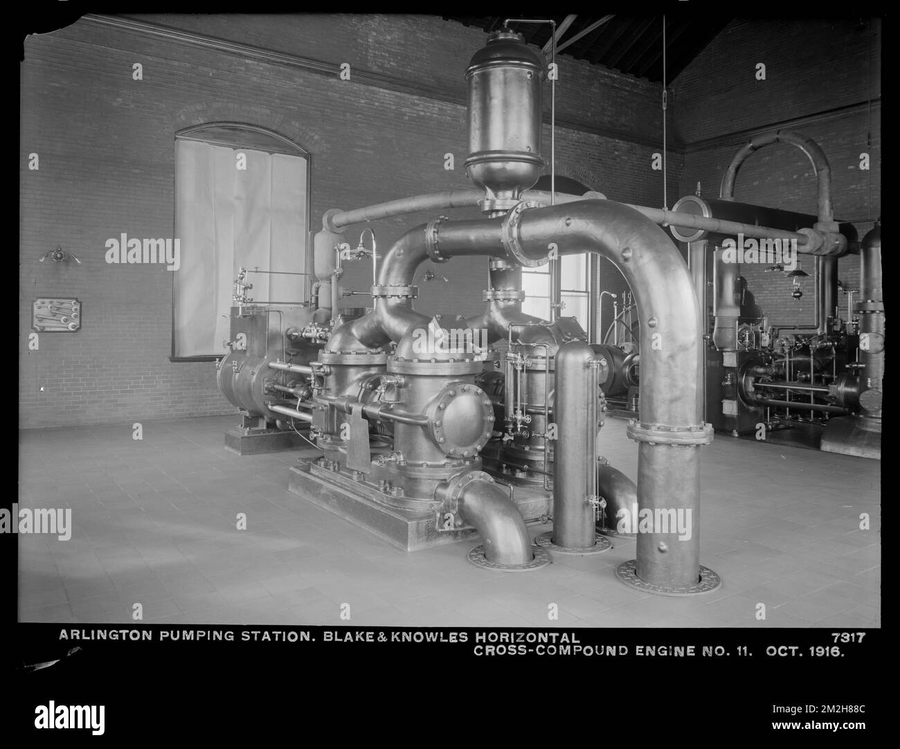 Distribution Department, Arlington Pumping Station, Blake & Knowles ...