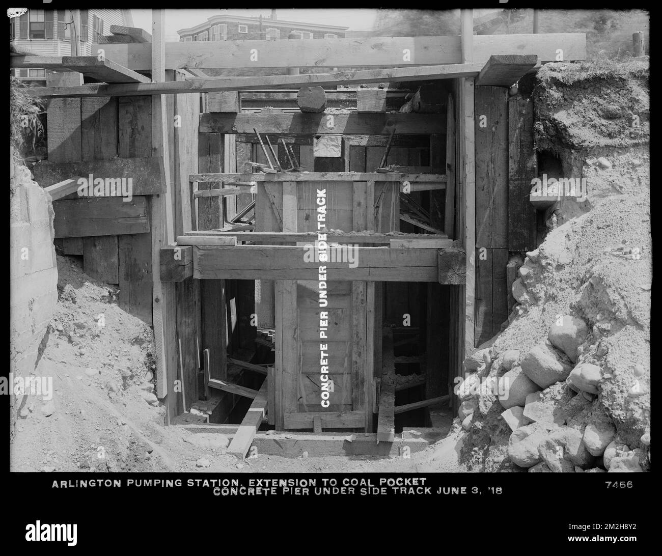 Distribution Department, Arlington Pumping Station, extension to coal ...