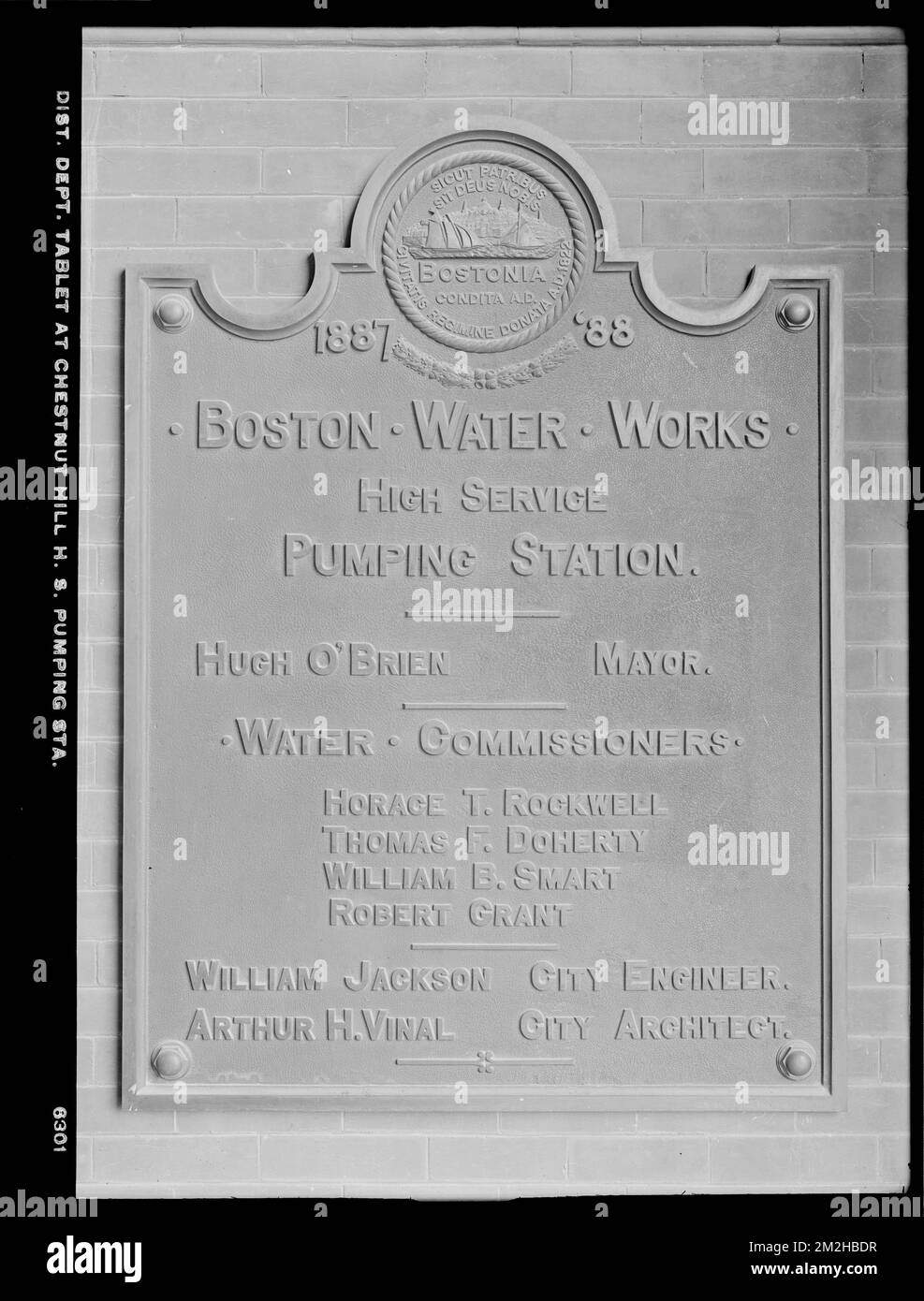 Distribution Department, Chestnut Hill High Service Pumping Station ...