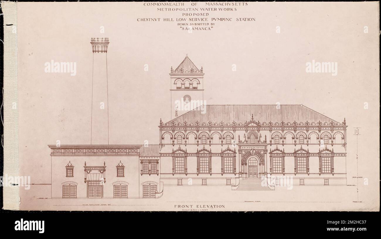 Distribution Department, Chestnut Hill Low Service Pumping Station ...
