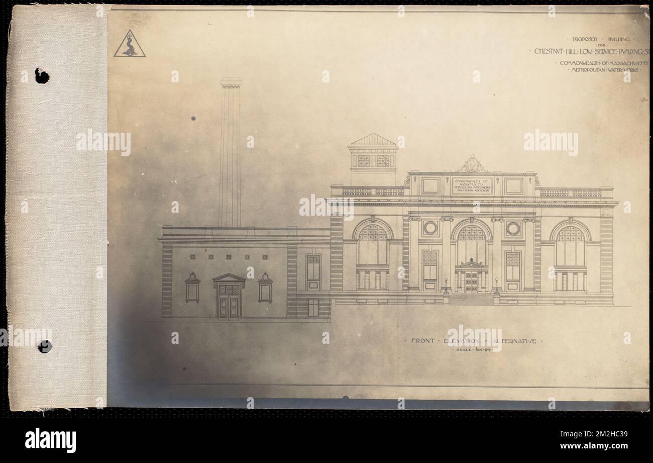 Distribution Department, Chestnut Hill Low Service Pumping Station ...