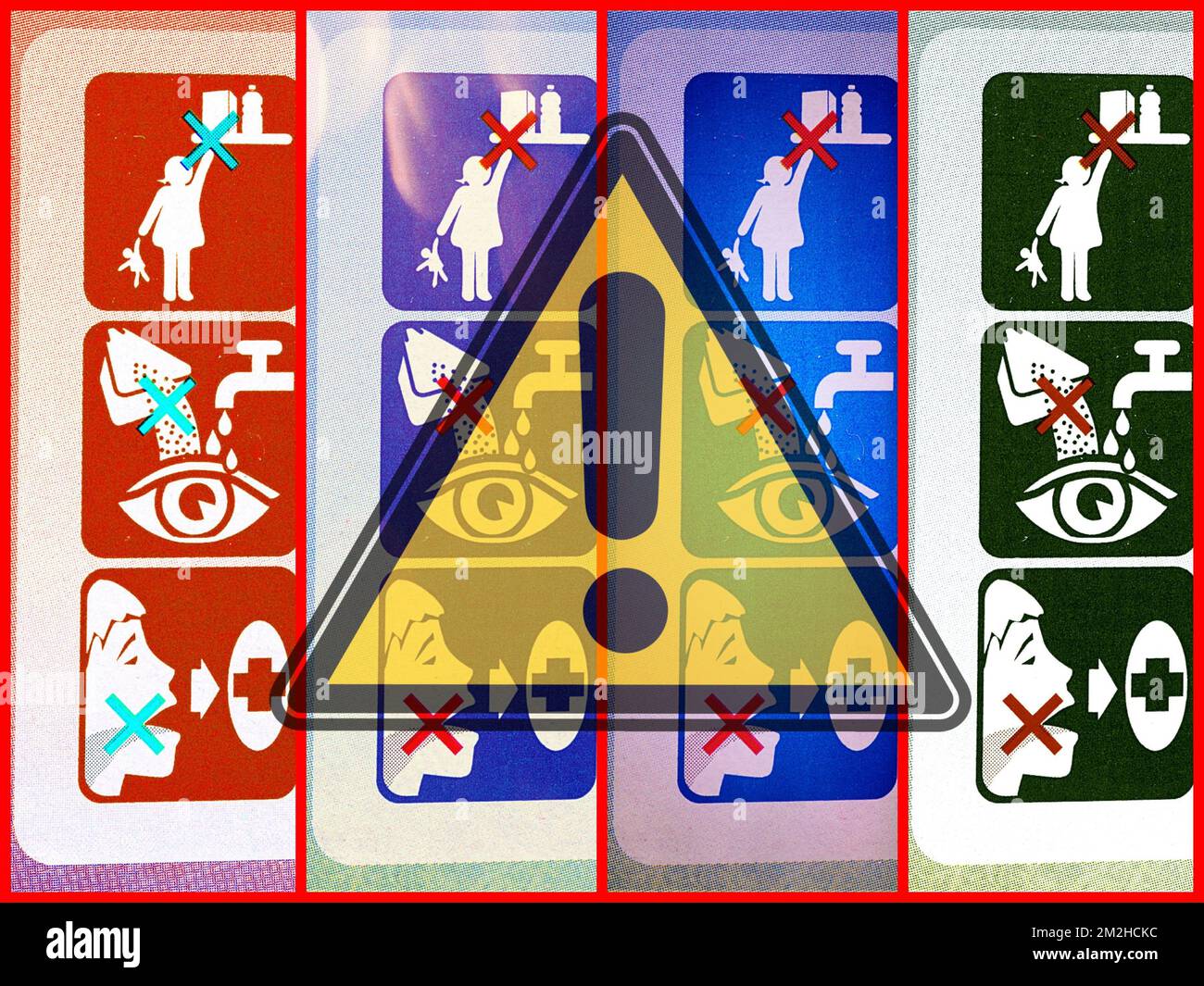 Warning pictogram | Pictogramme de mise en garde 01/08/2018 Stock Photo ...