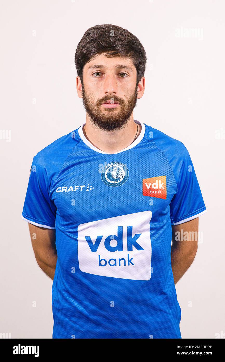 Gent's Giorgi Beridze poses for the photographer at the 2018-2019 ...