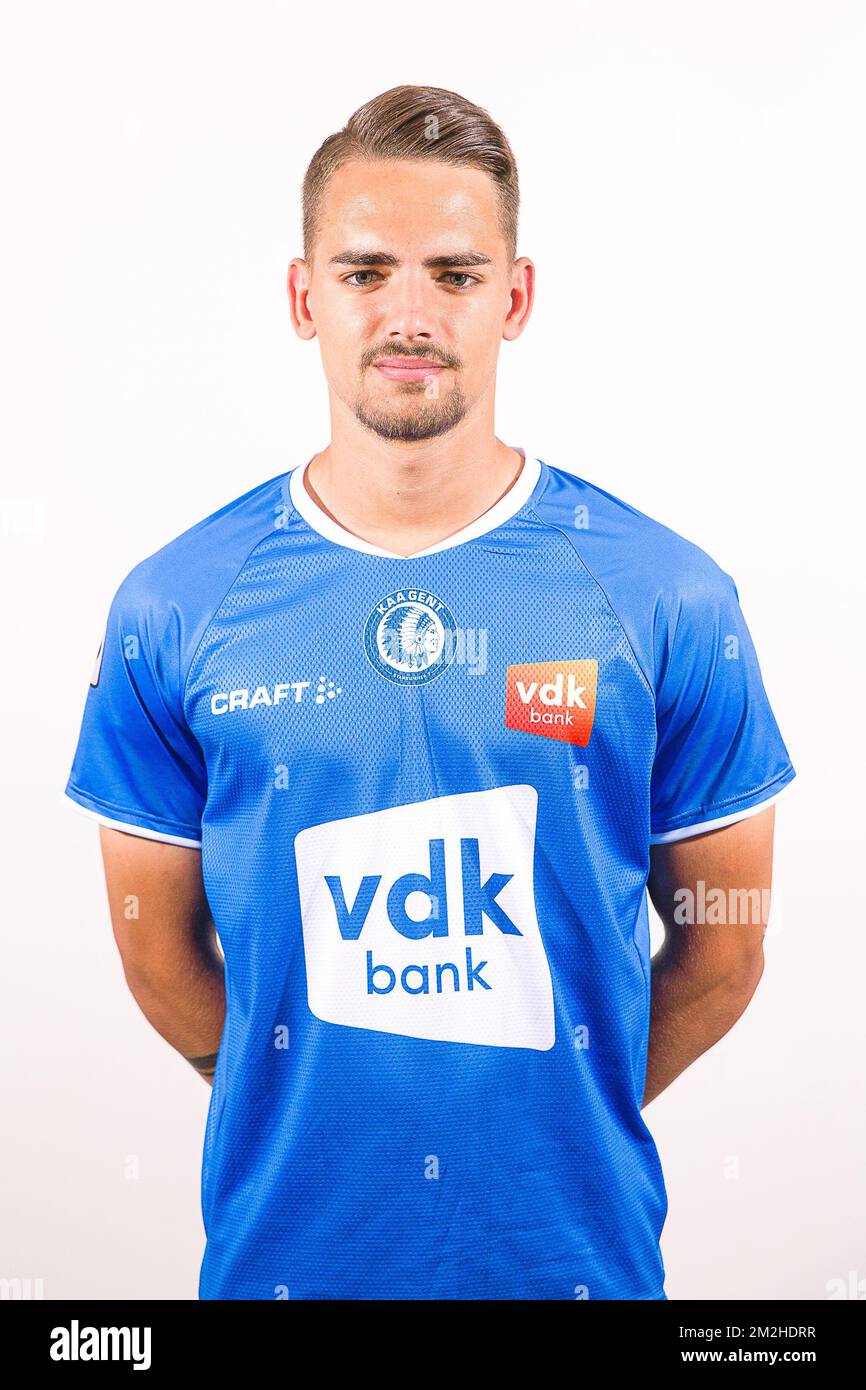 Gent's Siebe Horemans poses for the photographer at the 2018-2019 ...