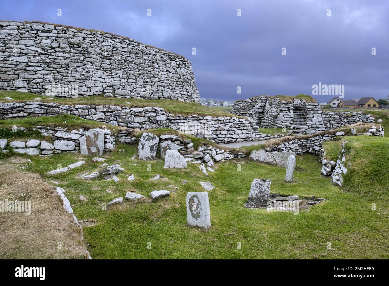 Broch of Clickimin / Clickimin Broch / Clickhimin Broch, restored broch ...