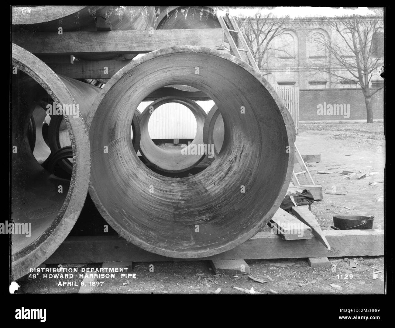 Distribution Department, Edgeworth Pipe Yard, 48-inch Howard-Harrison ...