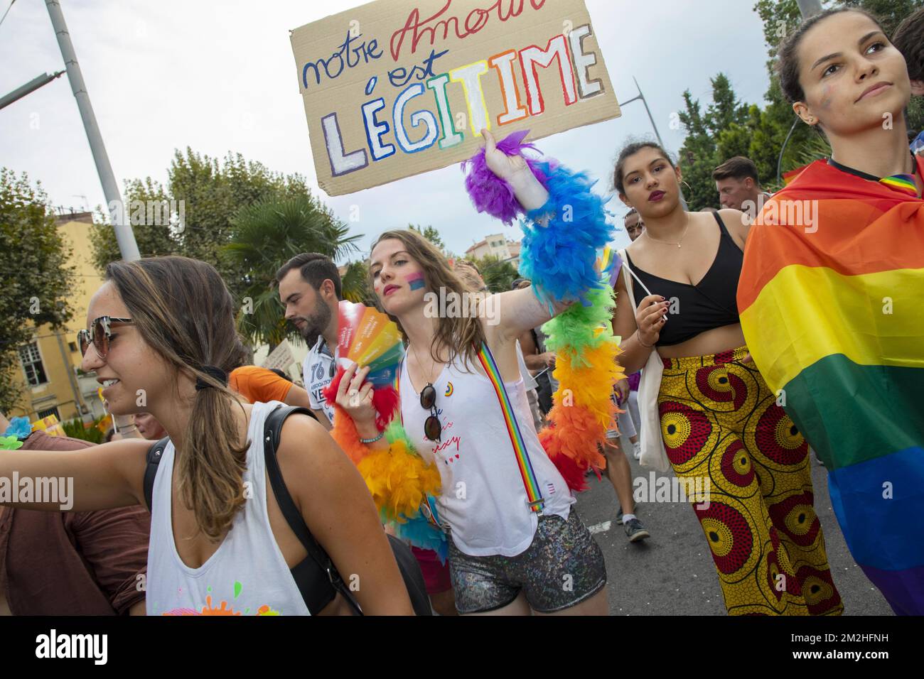 The Pink Parade again in the streets of Nice since the attack of 14 ...